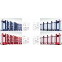 China Automatic Retractable Fence Driveway Gate Motorized Security Slide Barrier Entry Barrier for Outdoor Hotels Malls Entry Folds for sale