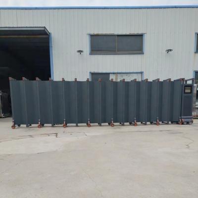 China Industrial Auto Retractable Entrance Barrier Gate Expandable Safety Door for Outdoor Hotel Gym Entry Apartment Automatic Opening for sale