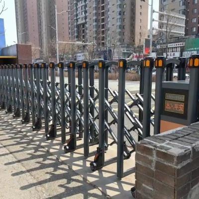 China Automatic Aluminum & Stainless Steel Retractable Electric Door Telescopic Sliding Gate for Apartment & Hotel Courtyard Entry for sale