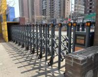 China Customized Aluminum Alloy Sliding Folding Retractable Gate Manual Remote Control Entrance Gate for Schools for sale