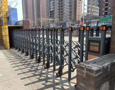 China Customized Aluminum Alloy Sliding Folding Retractable Gate Manual Remote Control Entrance Gate for Schools for sale