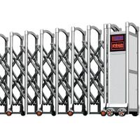 China Automatic Stainless Steel Retractable Sliding Fast Gate Industrial Electric  Collapsible Driveway Aluminum Gate Expandable for sale