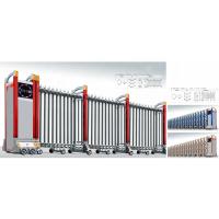 China Hot Sale Remote Control Stainless Steel Sliding Retractable Electric Gate for Residential Estates for sale