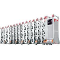 China Hot Sale Remote Control Stainless Steel Sliding Retractable Electric Gate for Residential Estates for sale