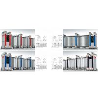 China Stainless Steel Electric Gate Aluminum Alloy Sliding Gate Door for Factory School Automatic Retractable Folding Door for sale