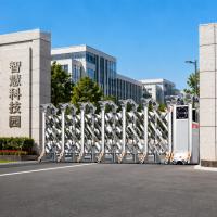 China Automatic Stainless Steel Electric Retractable Fence Gate Folding Door Safety Gate for Entry for Hotels for sale