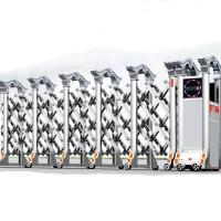 China Electric Auto-Extending Retractable Stainless Steel Security Barrier Gate with Remote Control for Outdoor Apartment Mall Gym Use for sale