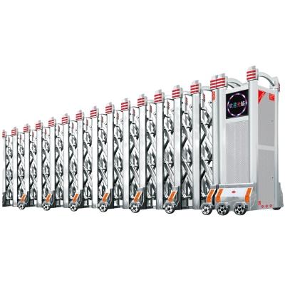 China Wholesale Electric Automatic Retractable Stainless Steel Security Gates Eco-Friendly Remote Control for Apartment & Mall Use for sale