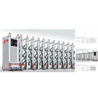 China Electric Retractable Automatic Sliding Door Stainless Steel Folding Fence Gate for Entry Gym Outdoor Courtyard-Factory Supply for sale