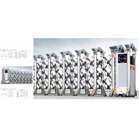 China Electric Retractable Automatic Sliding Door Stainless Steel Folding Fence Gate for Entry Gym Outdoor Courtyard-Factory Supply for sale