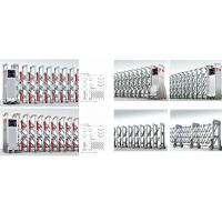 China Exterior Stainless Steel Automatic Expandable Folding Retractable Sliding Gate Remote Control for Entry Apartment Hospital for sale