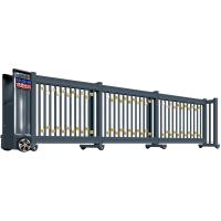 China Hot Selling  Touchless Security Garage Aluminum Automatic Sliding Gate Safety Front Gate for sale