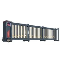 China Automatic Aluminium Sliding Gate for Driveway Entry for Villa Garden School & Hotel Outdoor Industrial Use for sale