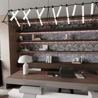 China Custom Wood Home Floor Bookshelf Cabinets to Ceiling Study Room Full Wall Book Cabinets Modern Library Book Storage Cases for sale
