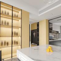 China Custom Dining Room Cabinets Storage Cabinets for Living Room Bedroom Bathroom Kitchen Office Furniture with Glass Panel for sale