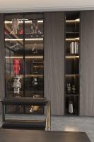 China Custom Dining Room Cabinets Storage Cabinets for Living Room Bedroom Bathroom Kitchen Office Furniture with Glass Panel for sale
