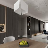 China Custom Dining Room Cabinets Storage Cabinets for Living Room Bedroom Bathroom Kitchen Office Furniture with Glass Panel for sale