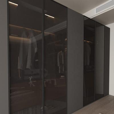 China Modern Melamine Wooden Wardrobe Closets Wardrobe Bedroom Furniture Simple Storage Cabinet for Home Made in China for sale