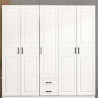 China Modern Melamine Wooden Wardrobe Closets Wardrobe Bedroom Furniture Simple Storage Cabinet for Home Made in China for sale