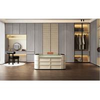China Modern Luxury Walk-in Closet Cabinet Wardrobes for Hotel Villa Living Room Bedroom Furniture Wooden Clothes Storage Cabinet for sale