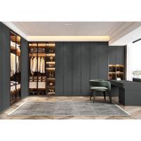 China Modern Luxury Walk-in Closet Cabinet Wardrobes for Hotel Villa Living Room Bedroom Furniture Wooden Clothes Storage Cabinet for sale