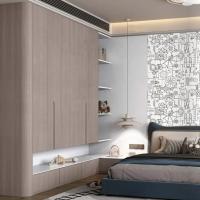 China Luxury Modern Solid Wood Custom Bedroom Wardrobe with Wall Mount Installation and Custom Color Options for sale