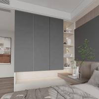 China Luxury Modern Solid Wood Custom Bedroom Wardrobe with Wall Mount Installation and Custom Color Options for sale
