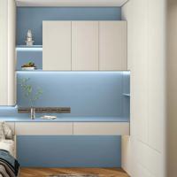 China Luxury Modern Solid Wood Custom Bedroom Wardrobe with Wall Mount Installation and Custom Color Options for sale