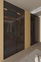 China Modern Luxury Wooden Modular Custom Design Bedroom Wardrobes for Apartment and Hotel Use with Wall Mount Installation for sale