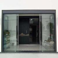 China Modern Aluminum Alloy Trackway Sliding Door Multi-panel Waterproof Tempered Glass Office Building Kitchen Bathroom for sale