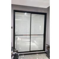 China Modern Chinese Multi-Scene Use Aluminum Frame Glass Sliding Door for Kitchen Hotel Villa-Customized Double Tempered Glass Panels for sale