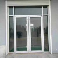 China Custom Commercial KFC Type Shop Front Door Modern Design Outdoor Entrance Door Waterproof Anti-theft Aluminum Hotels Hospitals for sale