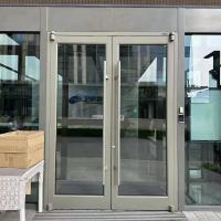 China Customized Modern Exterior Storefront Doors with KFC Design Waterproof Aluminum Glass for Hotel & Commercial Use for sale