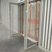 China Office Building Hospital & Mall Exterior KFC Style Aluminum Glass Commercial Double Swing Manual Door for sale