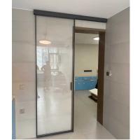 China Modern French Design Aluminum Glass Waterproof Swing Pocket Doors Interior Kitchen Bedroom Bathroom Use Customized Color Space for sale