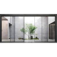 China Multi Panel Balcony Glass Door Modern Style Slide Custom Aluminum Frameless Commercial Sliding Gate for Bedroom Kitchen for sale