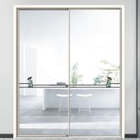 China Modern Aluminum Frame Waterproof Sliding Glass Door for Apartment Kitchen Villa Bedroom Balcony Terrace Durable for sale