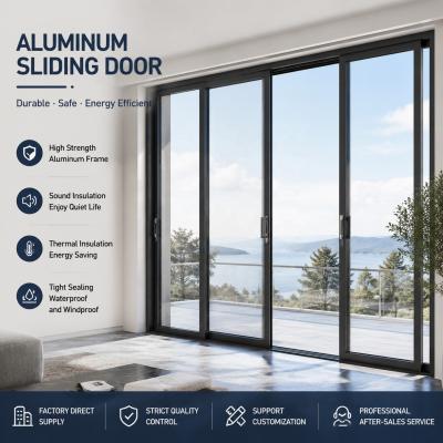 China Modern Interior Bathroom Swinging Sliding Glass Door Aluminum Frame Customized Color Waterproof Minimalist Design for Kitchen for sale
