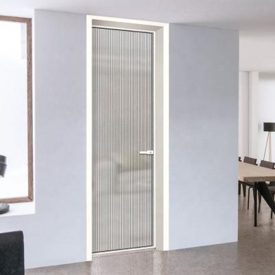China Modern Heat Insulation Aluminum Glass Panel Door with Aluminum Alloy Frame for Kitchen & Bathroom for sale
