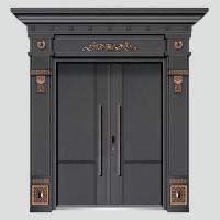 China Heavy Duty Zinc Alloy Anti-Theft Entry Door with Swing Open Style for Villa Apartment Hotel Exterior Thermal Insulation for sale