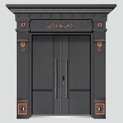 China Heavy Duty Zinc Alloy Anti-Theft Entry Door with Swing Open Style for Villa Apartment Hotel Exterior Thermal Insulation for sale
