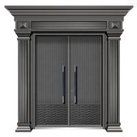 China Heavy Duty Zinc Alloy Anti-Theft Entry Door with Swing Open Style for Villa Apartment Hotel Exterior Thermal Insulation for sale