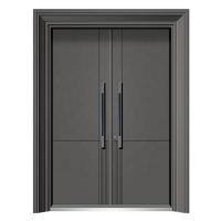 China Heavy Duty Zinc Alloy Anti-Theft Entry Door with Swing Open Style for Villa Apartment Hotel Exterior Thermal Insulation for sale