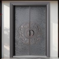 China High-End Zinc Alloy Modern Security Bulletproof Swing Entry Door Villa Apartment Exterior Anti-theft Painted Finish Outdoor for sale
