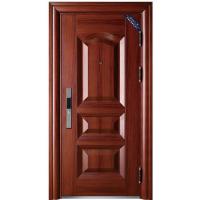 China Modern Design Steel Security Entry Door Fire Rated Anti-Theft Customized Color Powder Coated Finish for Apartment Exterior Use for sale