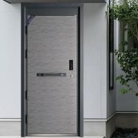 China Durable Modern Steel Entry Front Door Customized Color Easy Installation Security Anti-theft Features Exterior Villa Use for sale