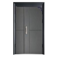 China Entry Safety Steel Door for Villa Modern House Front Customized Color Anti-Theft Security Door with 3-Year Warranty for sale