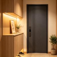 China Wholesale Customized Color House Entry Door Aluminum Main Entrance Swing Door Design Modern Style Villa Front Security Outdoor for sale