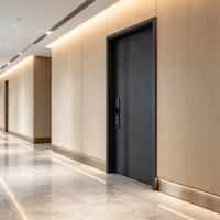 China Wholesale Customized Color House Entry Door Aluminum Main Entrance Swing Door Design Modern Style Villa Front Security Outdoor for sale