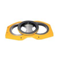 China Glasses Plate And Wear Cutting Ring Φ200 Φ230 Φ260 For Putzmeister Concrete Pump Truck Parts for sale